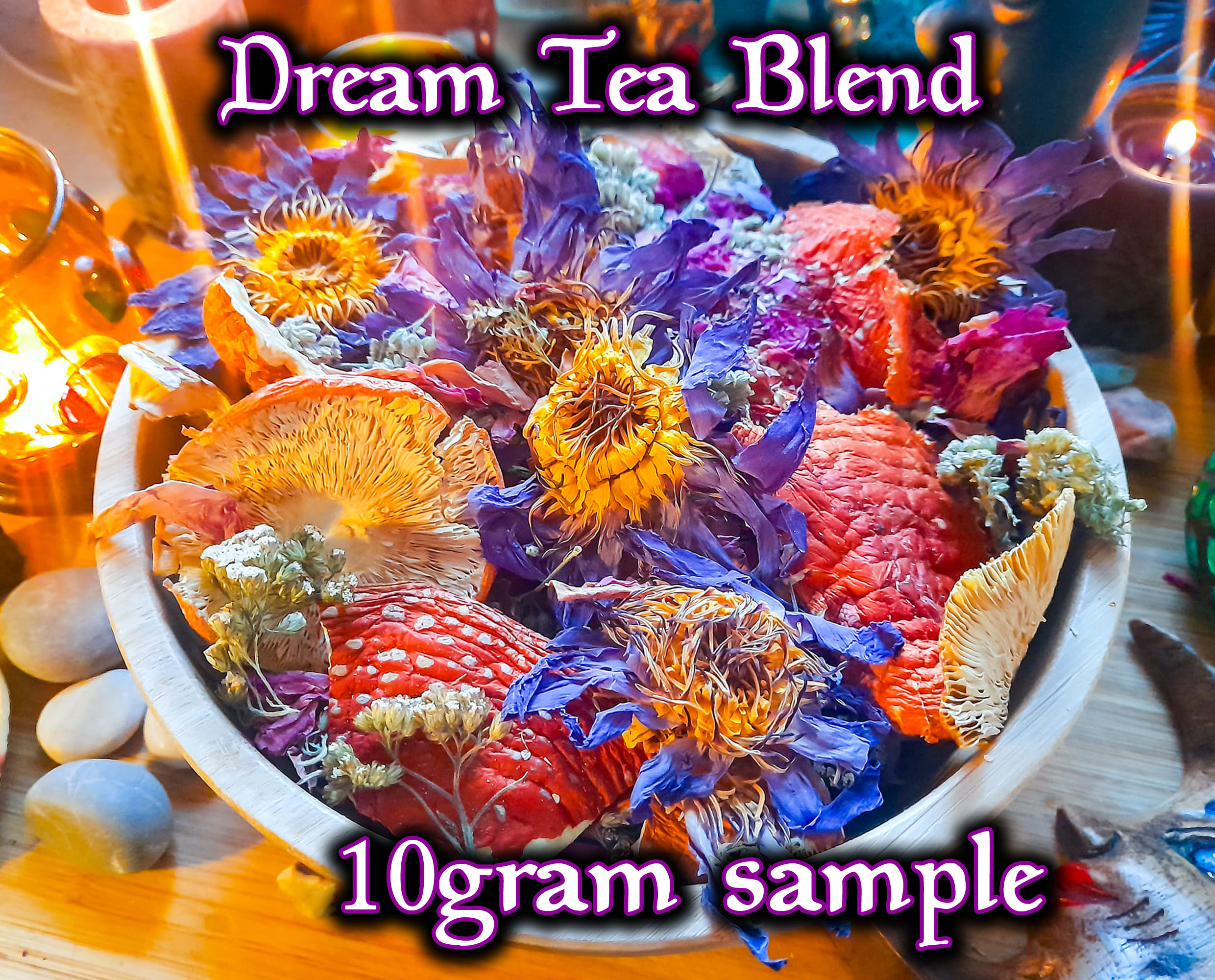 Dream Tea - 10g sample size blend of Amanita Muscaria, Pantherina, Blue ...